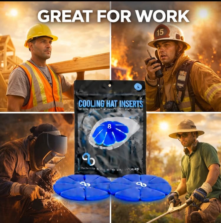 Chiller Body Cooling Hat Inserts | Hard Hat & Helmet Cooling Relief