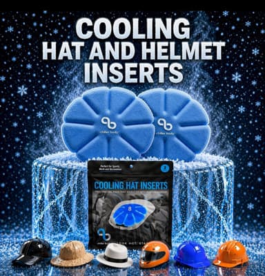 Chiller Body Cooling Hat Inserts | Hard Hat & Helmet Cooling Relief